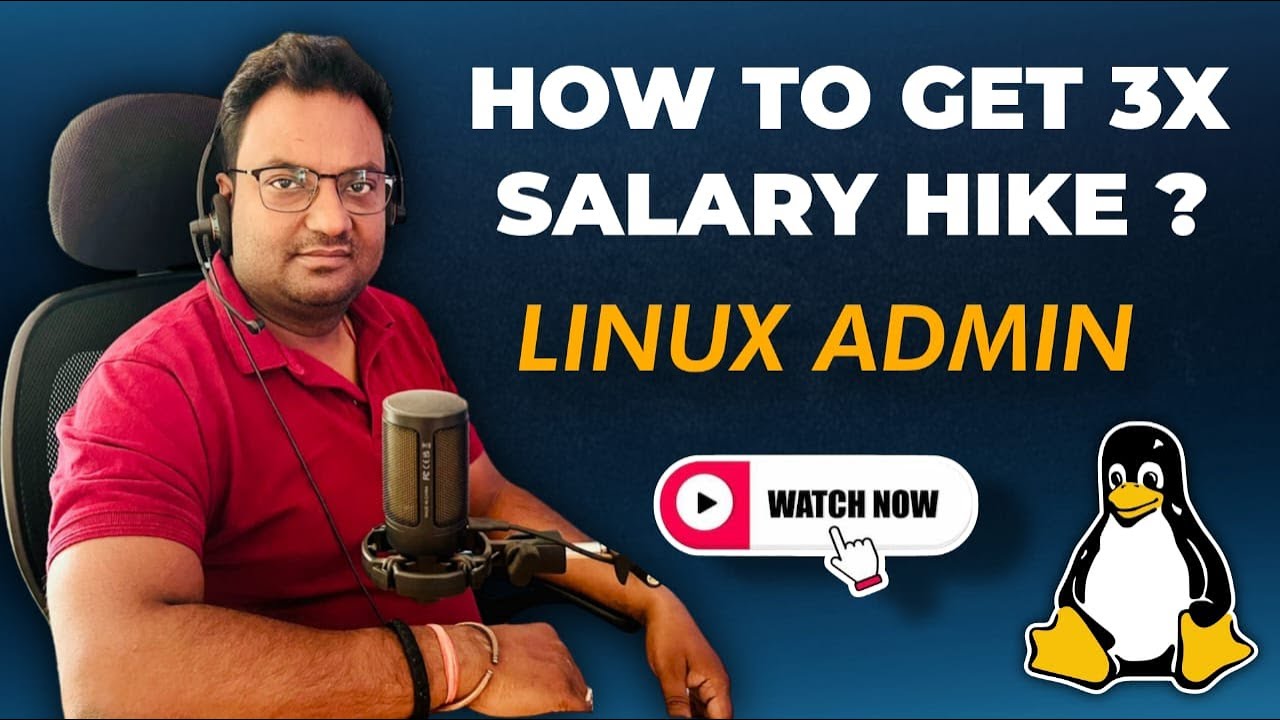 I got 3x Salary Hike at Experience of 4+ Years Linux Admin ! Watch Now - YouTube