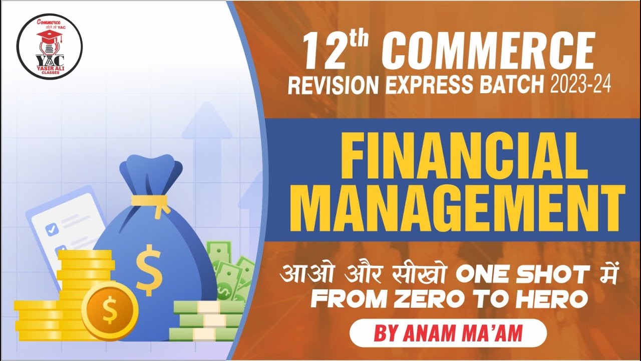 9, Financial Management |Business Studies |XII Board Revision Batch |# ...