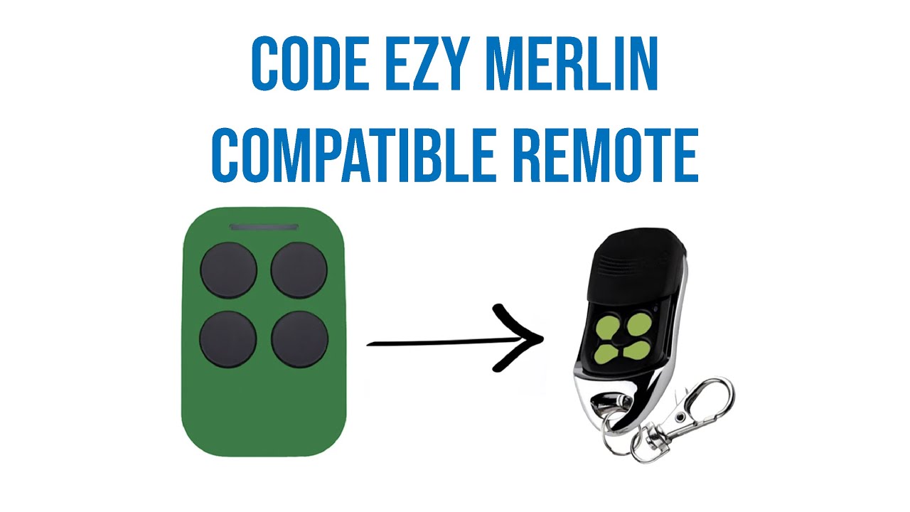 Code Ezy Merlin Compatible Remote Video Description - YouTube