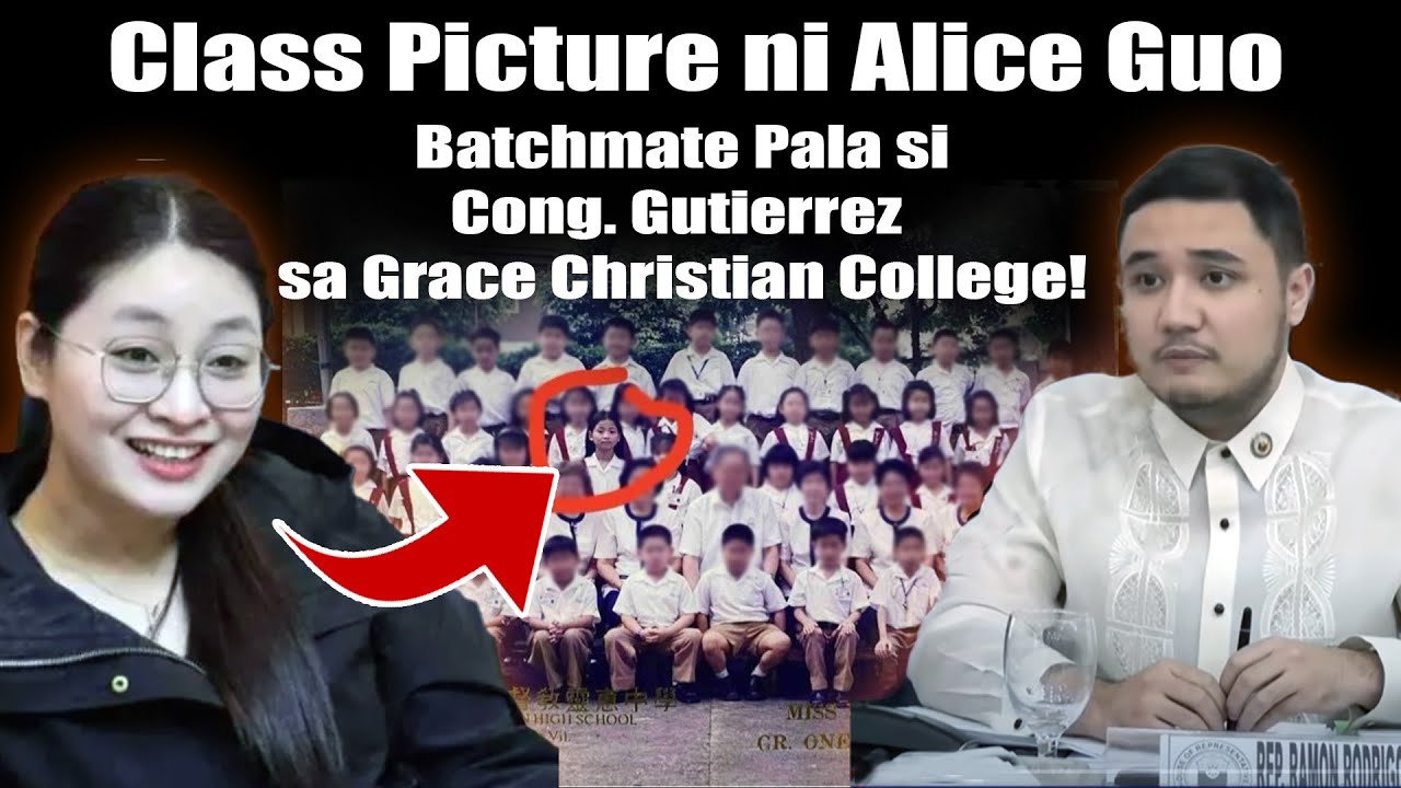 CLASS PICTURE NI ALICE GUO⚠️ BATCHMATE PALA SI CONG. GUTIERREZ SA GRACE ...