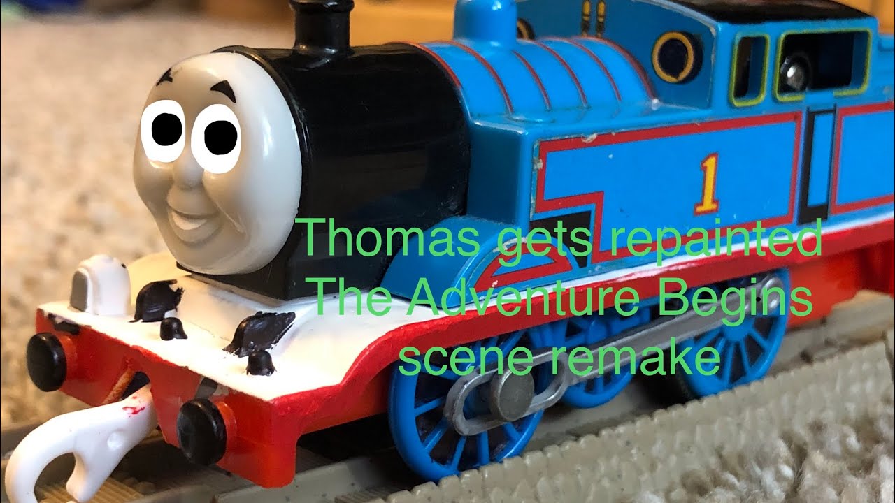 Thomas Gets Repainted TAB scene remake - YouTube