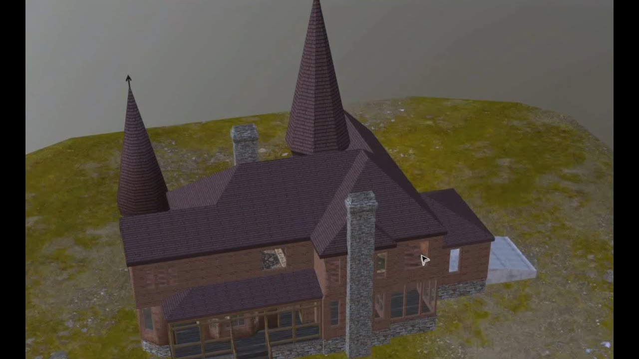 Vectary Lake House model - YouTube