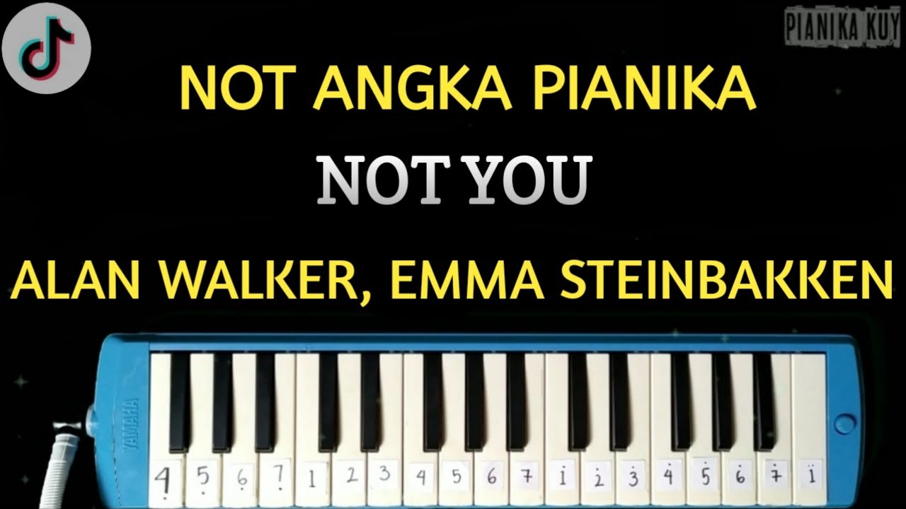 Alan Walker & Emma Steinbakken - Not You | Easy Cover Pianika with ...