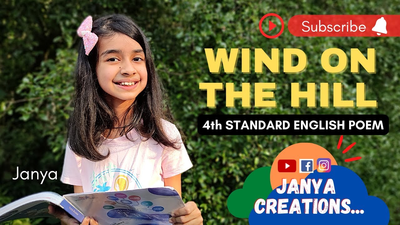 WIND ON THE HILL | A. A MILNE | 4th STANDARD ENGLISH POEM | CBSE ...