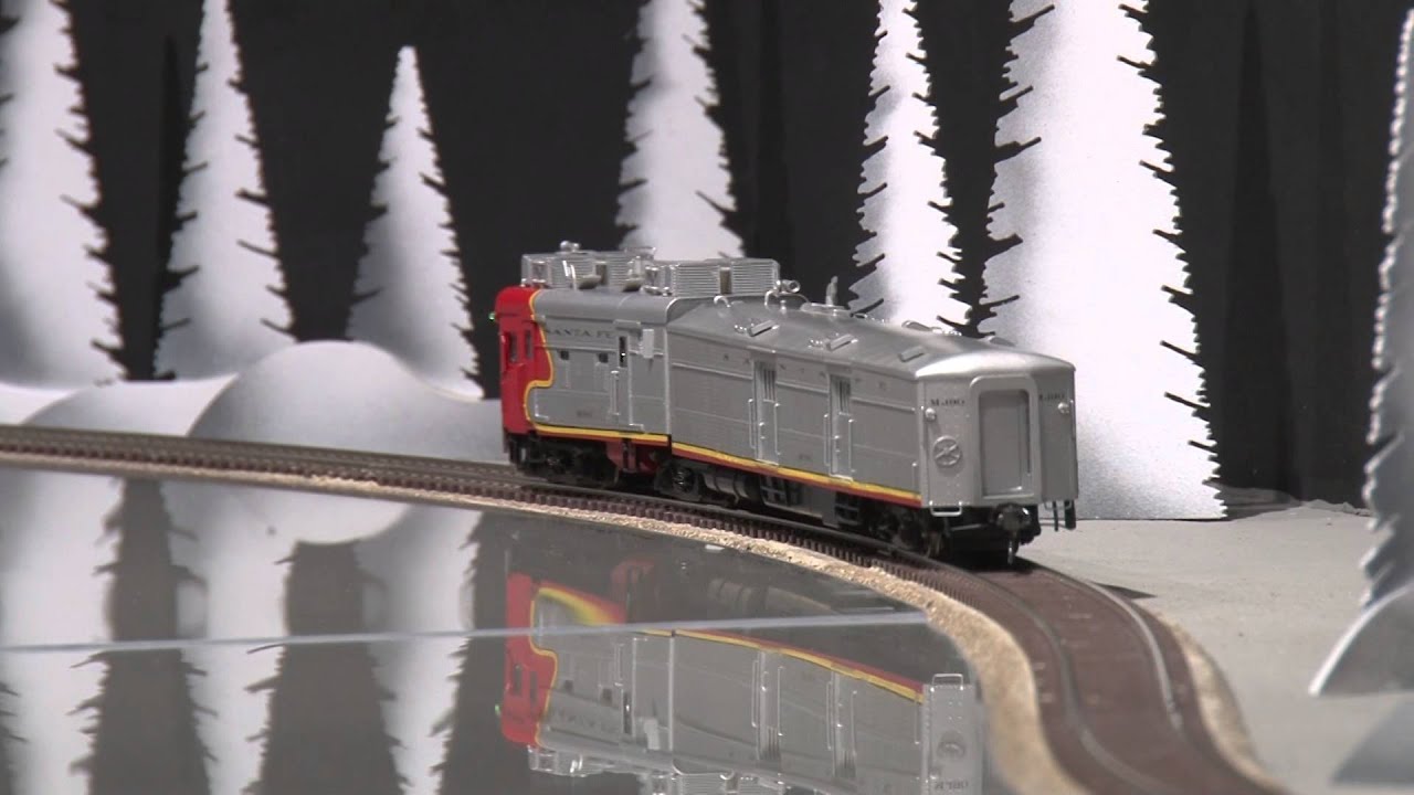 065494-HO Brass Key Imports ATSF EMD Motor Car M-190 Articulated - Late ...