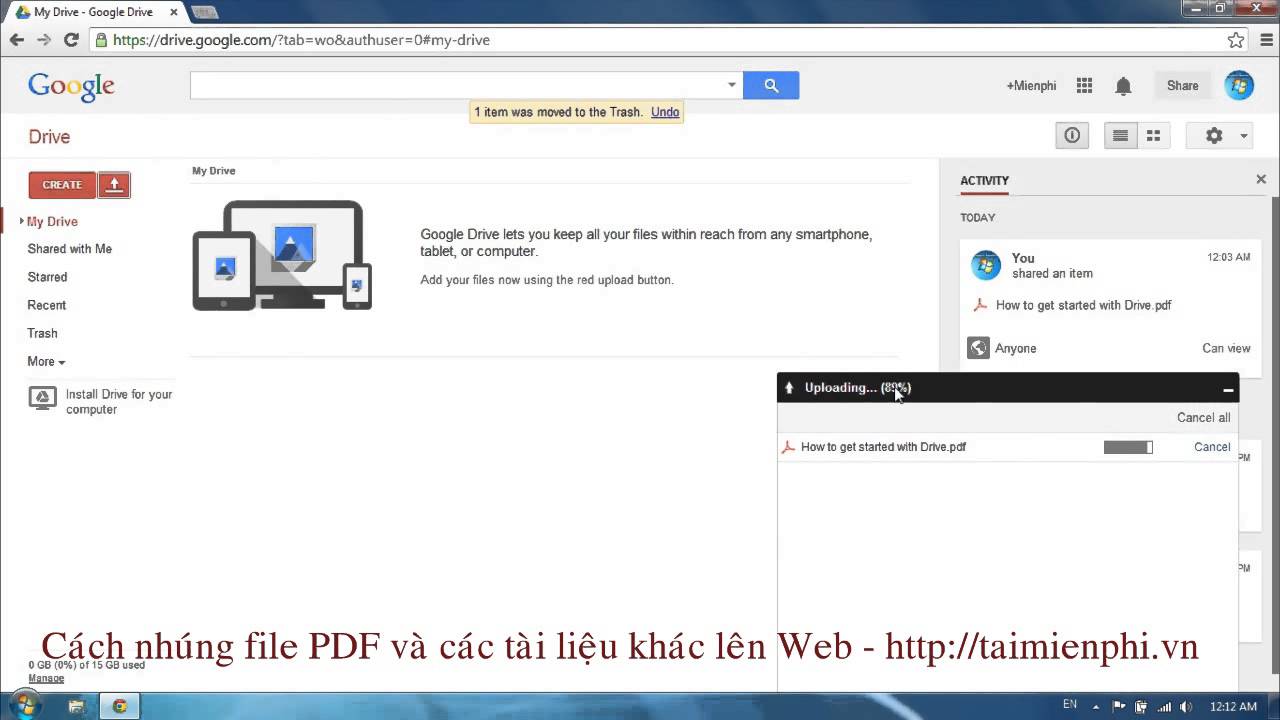 Cách nhúng file PDF và các tài liệu khác lên Web - http://taimienphi.vn ...