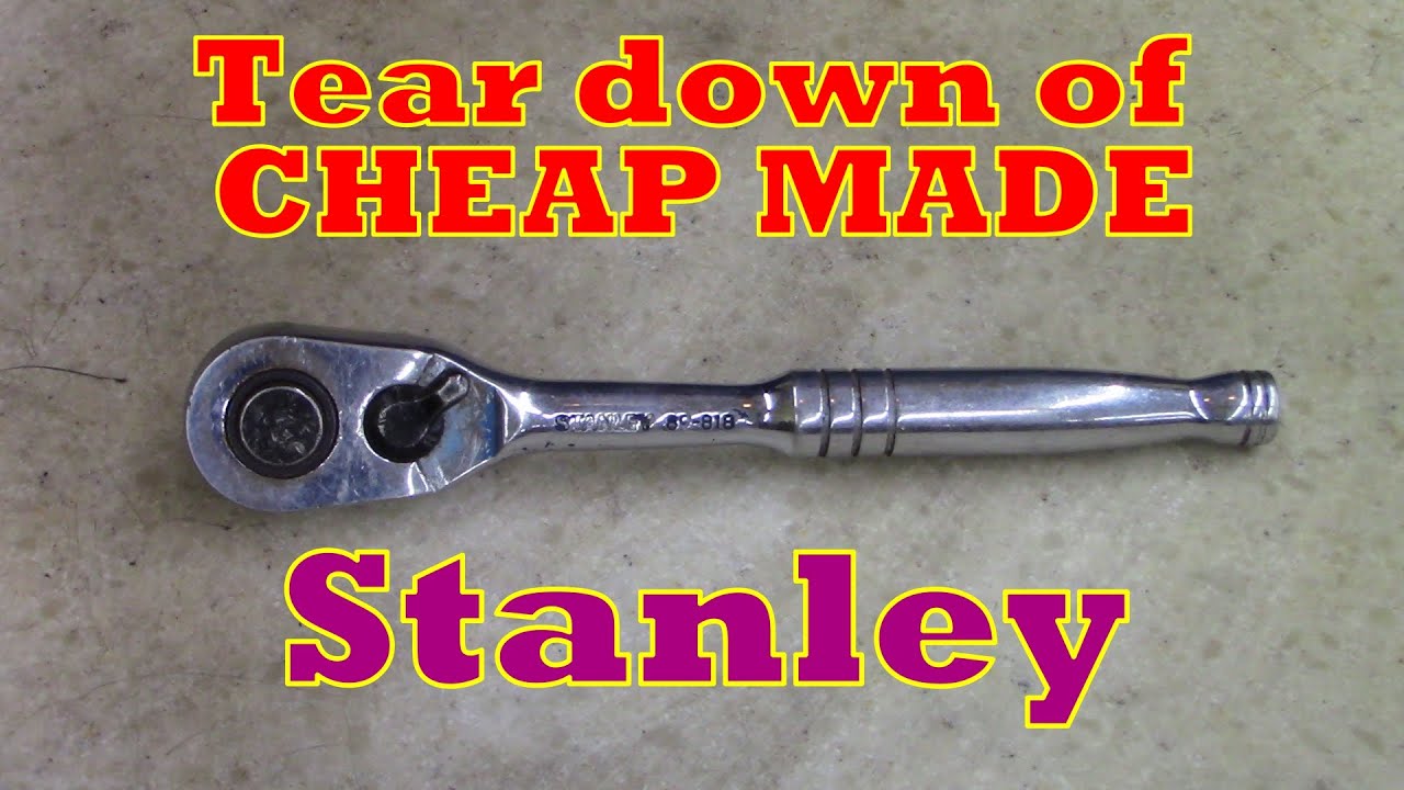 Cheap Stanley teardown and clean-up! - YouTube