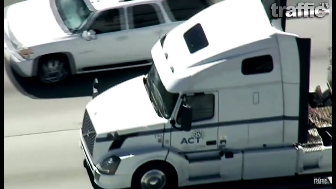 POLICE chase Big Rig in California | POLICE chase 2016 Sep 13 - YouTube