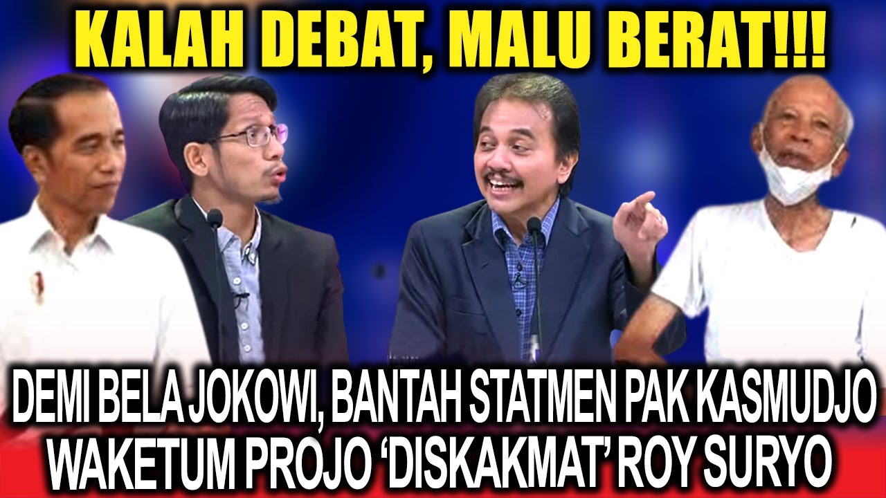 Malu Berat Demi Bela Jokowi, Bantah Statmen Pak Kasmudjo. Waketum Projo ...