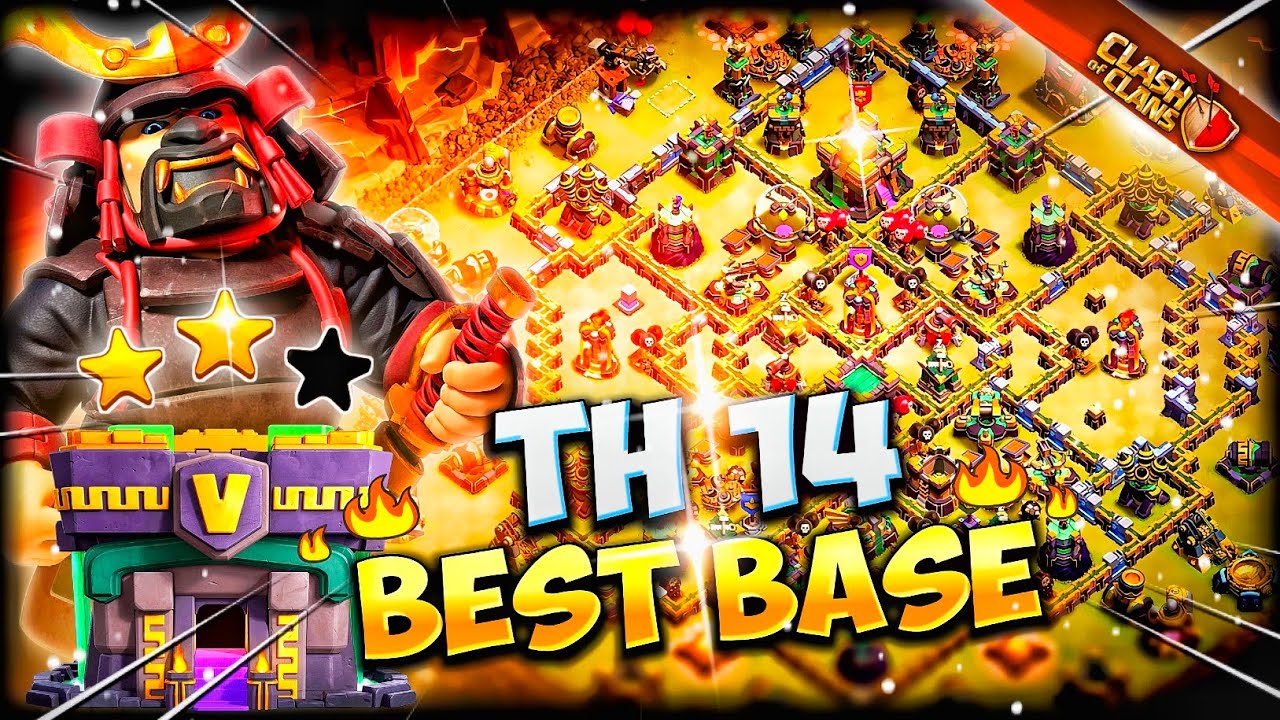 Th14 base (townhall 14) best base + Link 2025 | Clash of Clans - YouTube