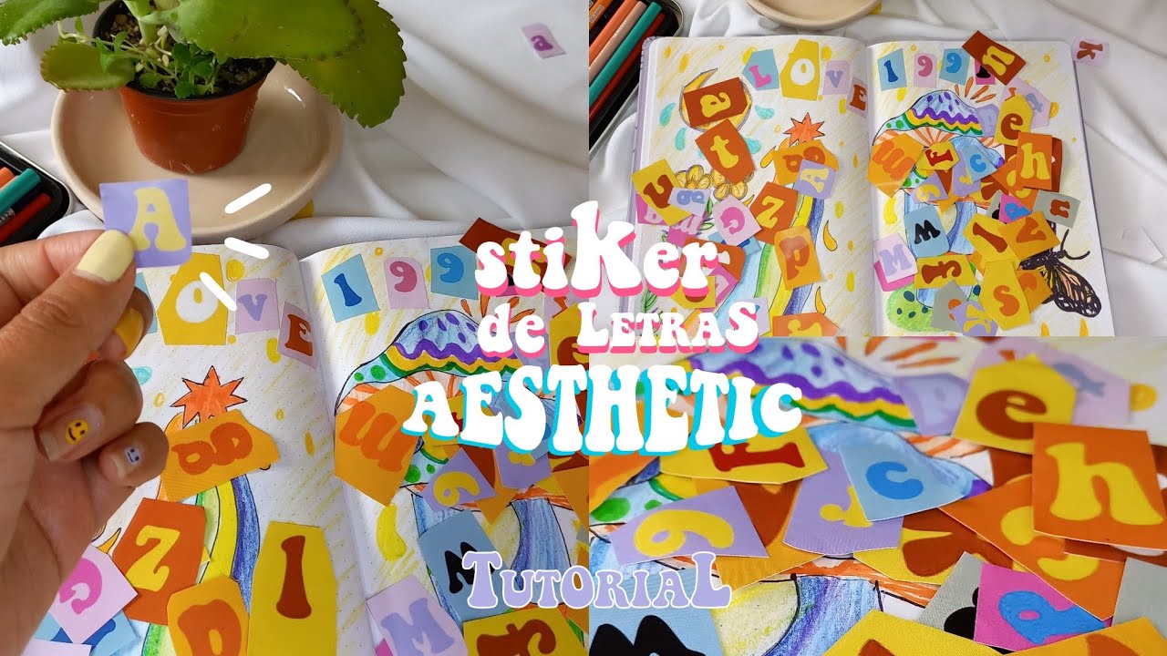 Letras Aesthetic/STIKERS/tutorial 🦋Lilimar Maez - YouTube