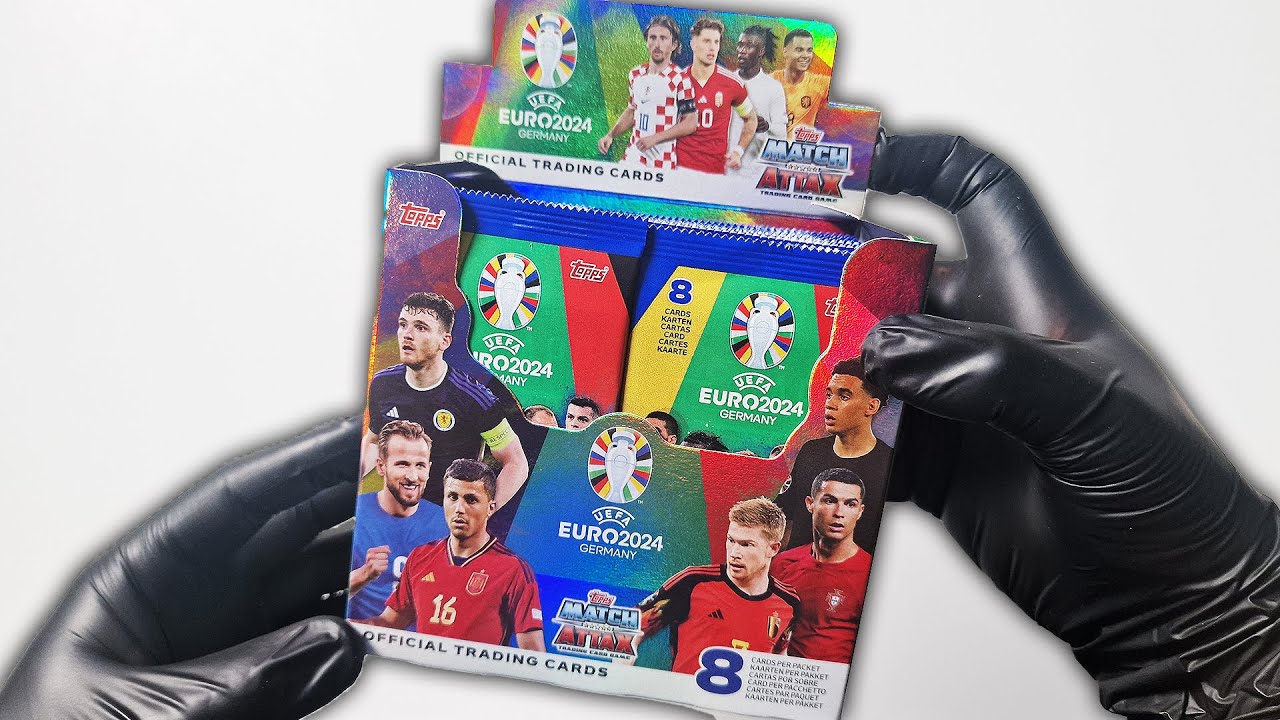 Topps Match Attax Euro 2024 - Display Box Opening - YouTube
