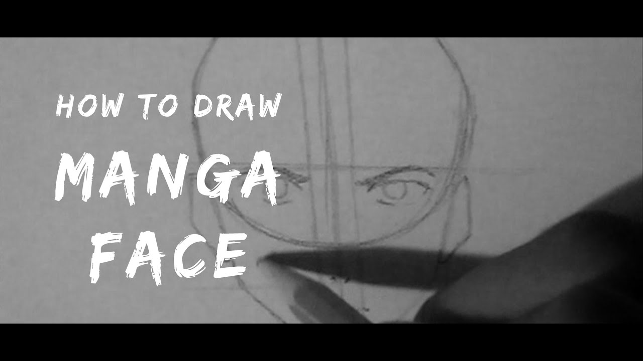 How to draw | MANGA FACE (Tutorial) - YouTube