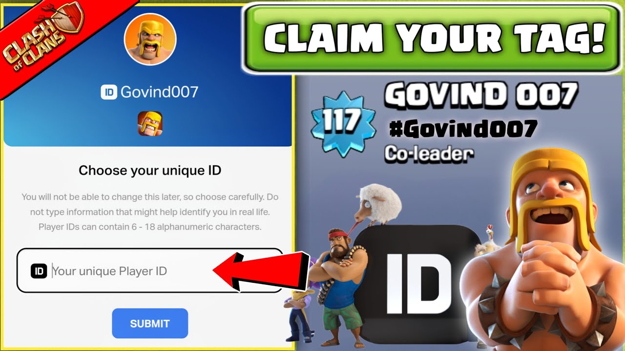NEW UPDATE - CLAIM YOUR UNIQUE PLAYER ID FOR ALL SUPERCELL GAMES ...