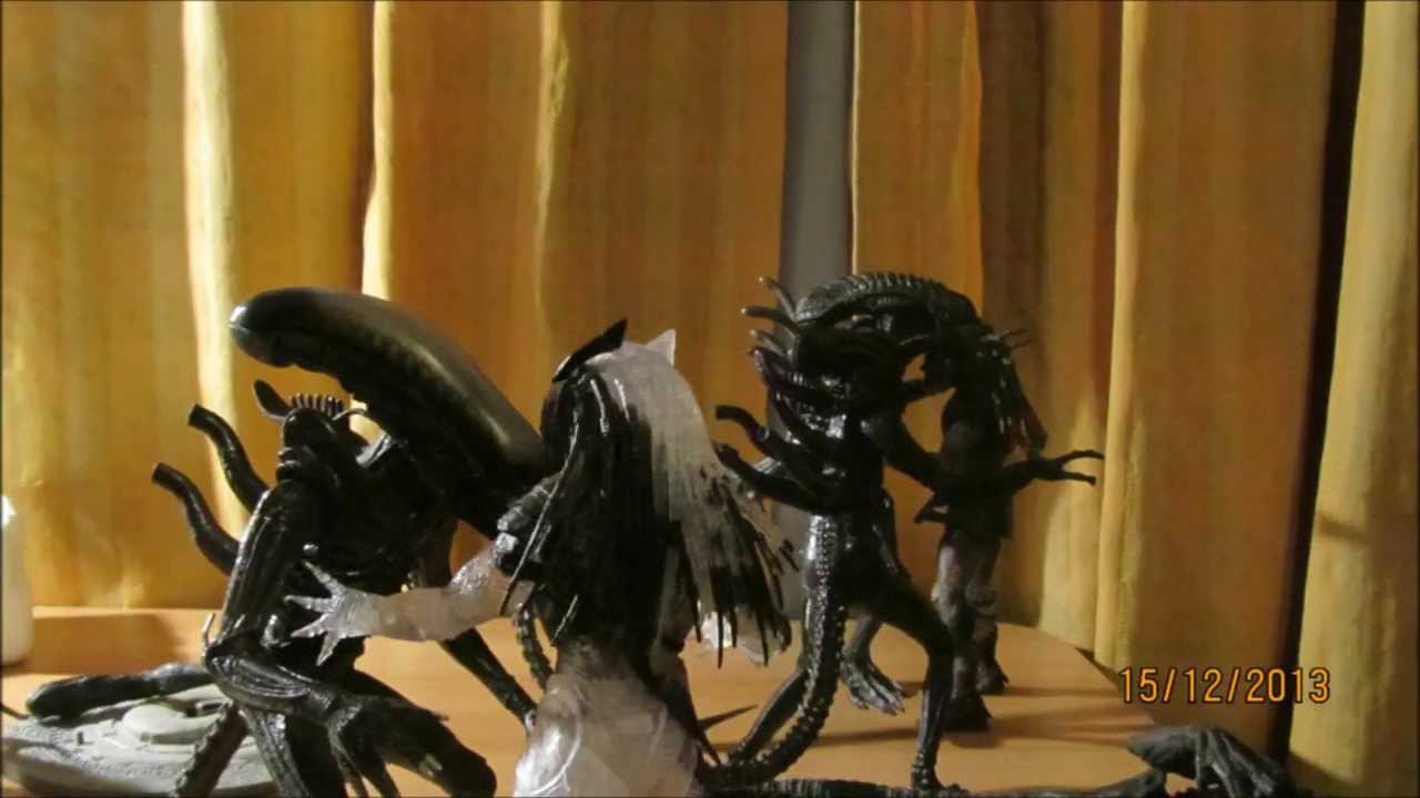 Aliens Vs. Predator Stop Motion Test EPICO part 2 - YouTube
