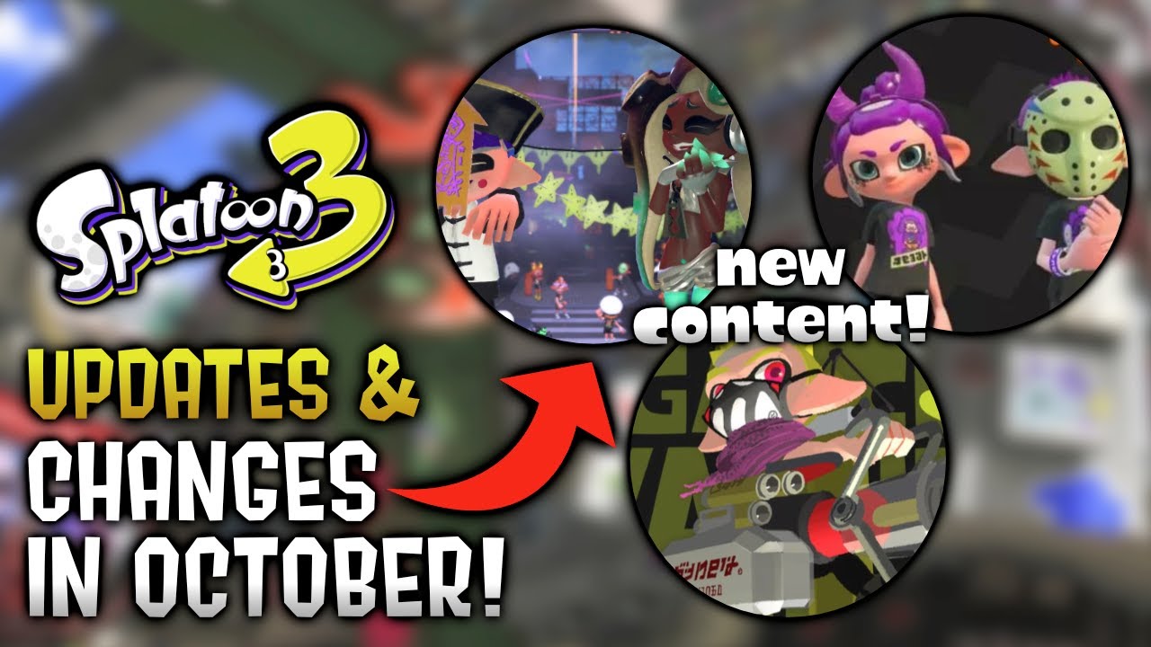 All Updates & Changes in October 2024 - Splatoon 3 - YouTube