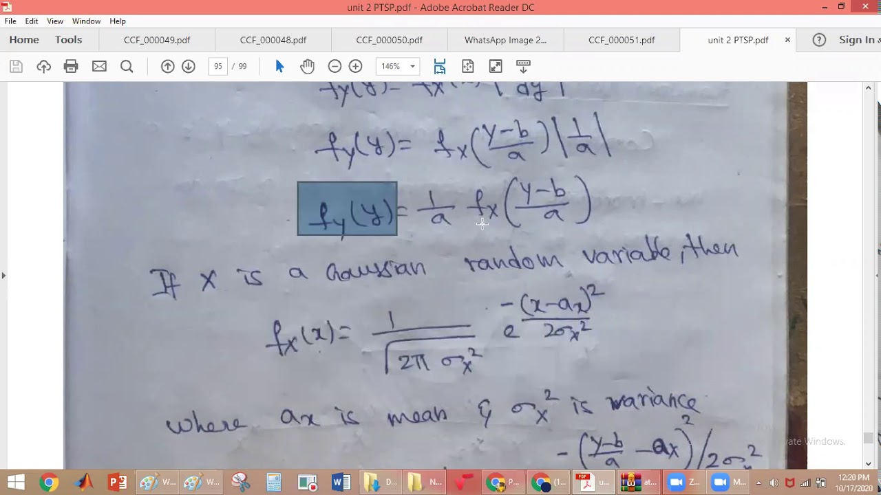 Lecture 48 Problem On Transformation Of Random Variable PTSP ECE B tech JNTU YouTube Lecture 48 Problem On Transformation Of Random Variable PTSP ECE B tech JNTU YouTube