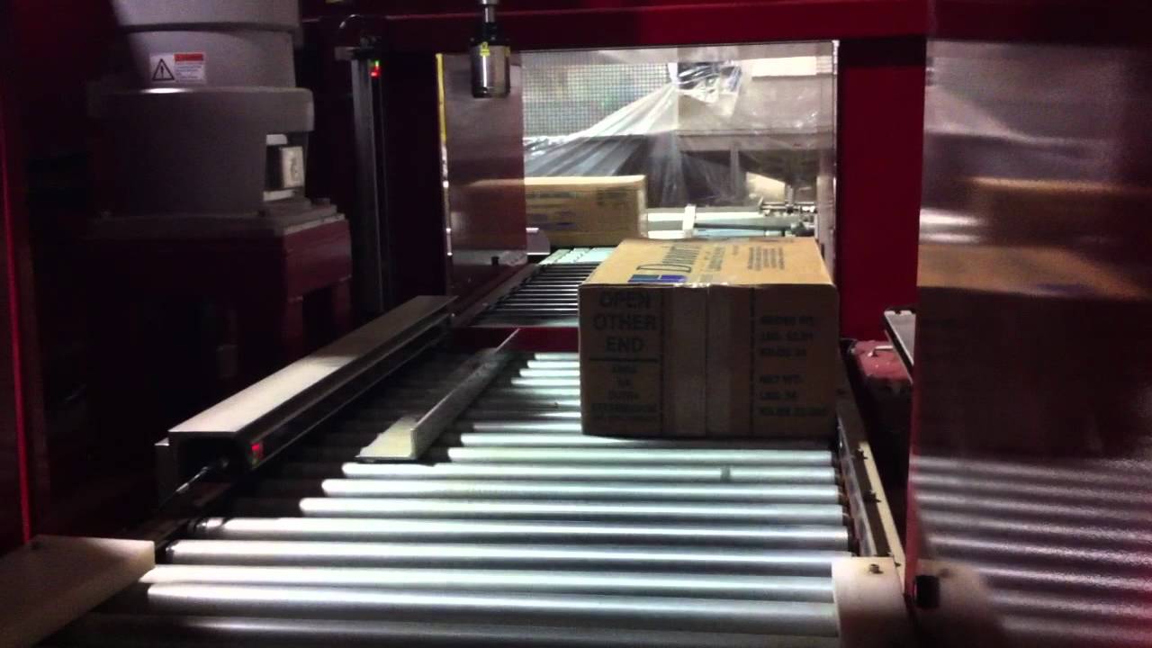 Automatic Box Opener Toshiba Robot - YouTube