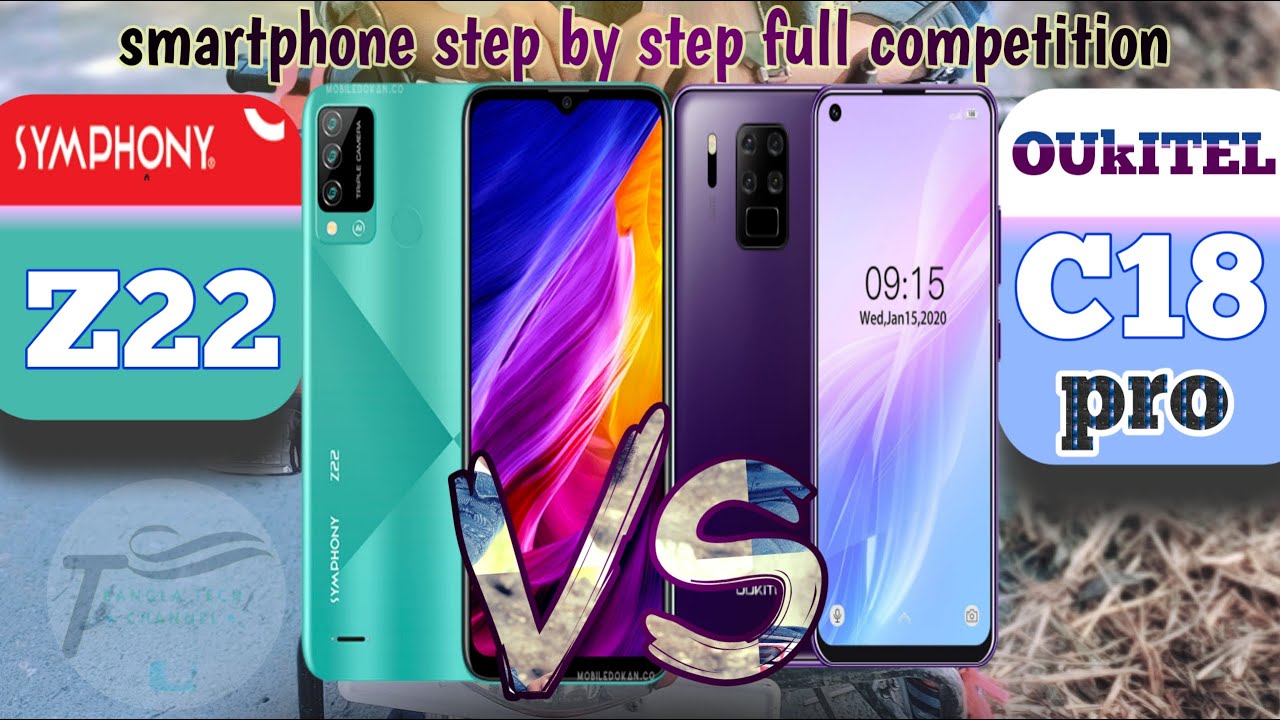 Symphony Z22 Vs Oukitel C18 Pro|| Step by step bast of Smartphone full ...