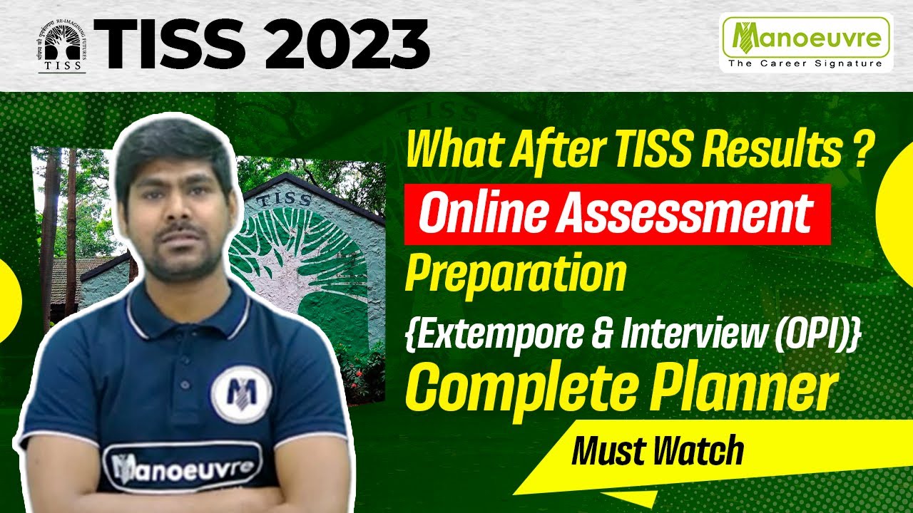 TISSNET 2023 - What After TISS Results? Online Assessment Preparation ...