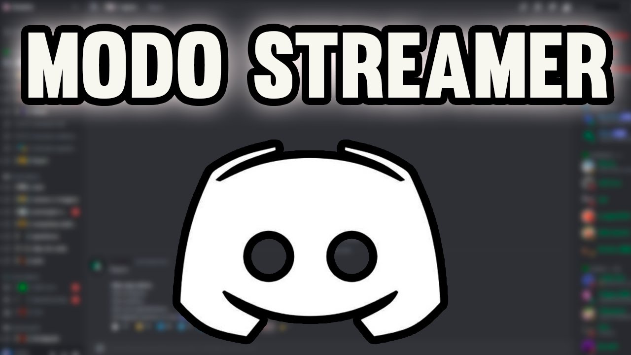 Entenda Como Funciona o Modo Streamer do Discord 2024 - YouTube