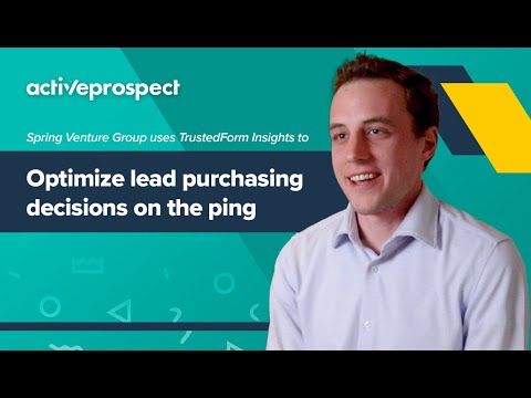 Spring Venture Group uses TrustedForm Insights to Optimize Lead ...
