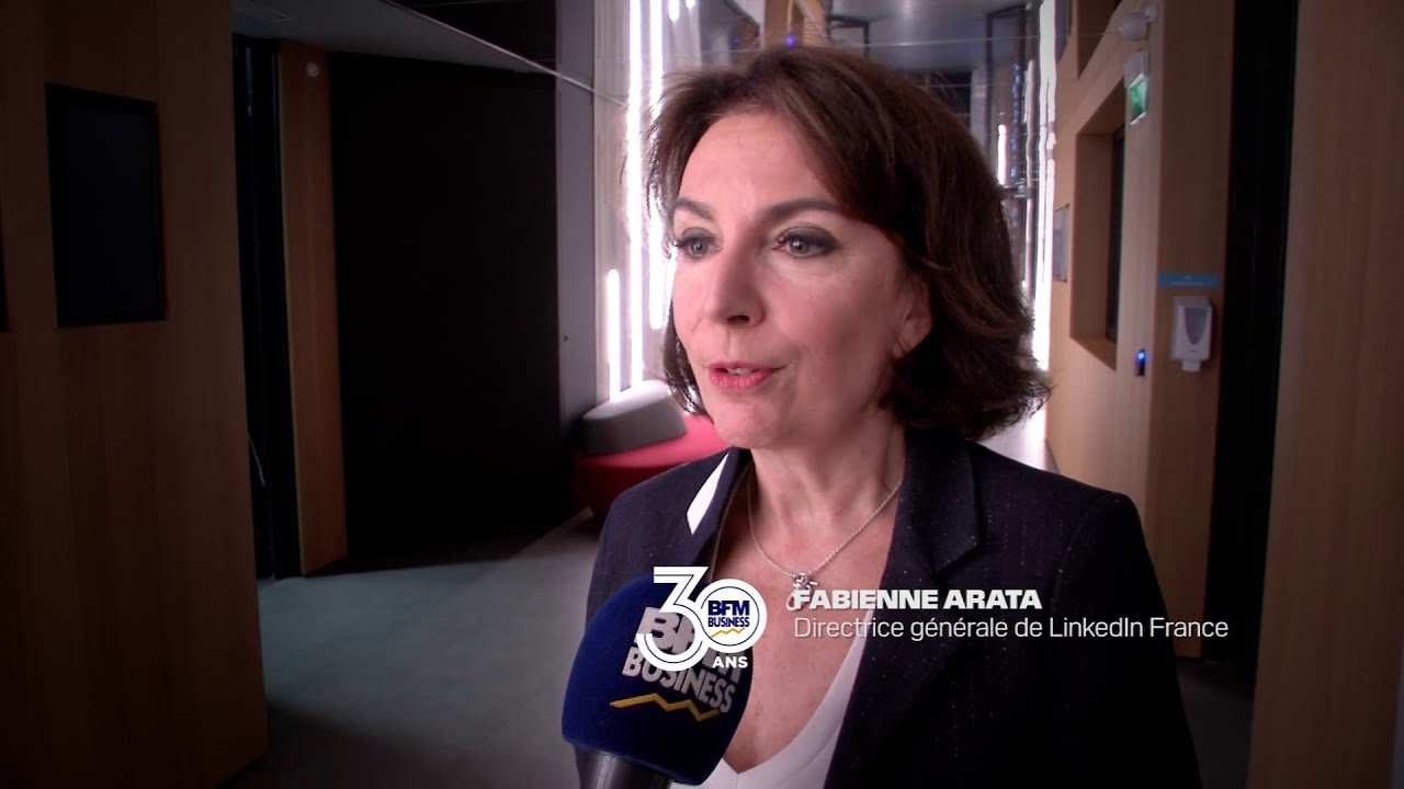 BFM Business a 30 ans: Fabienne Arata, Directrice générale de Linkedin ...