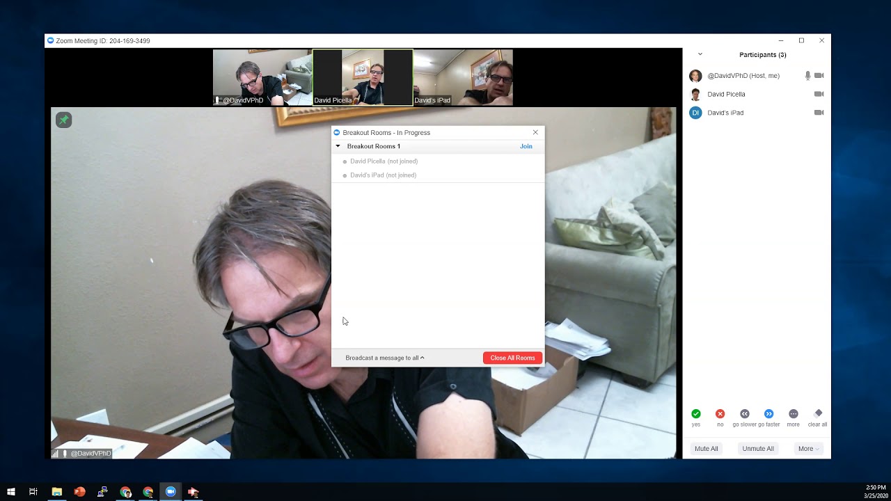 Using Breakout Rooms in Zoom Online Conference - YouTube