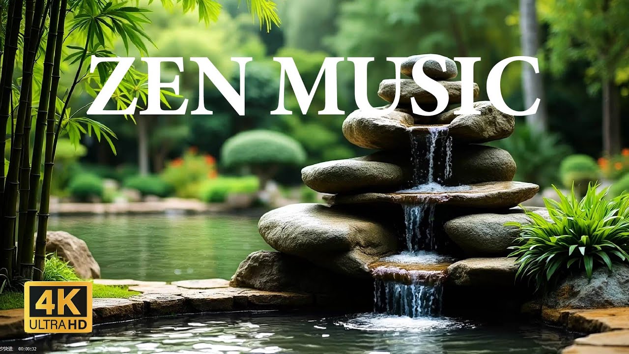Relaxing Zen Music with Water Sounds • Relieve Stress 🌸 Sleep Music ...