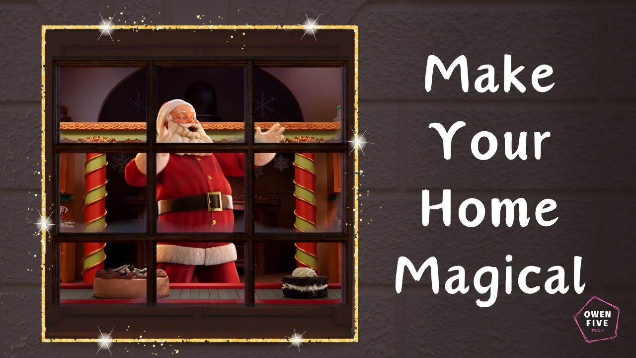 Create The Magic of Santa For Your Kids | DIY Window Projection ...