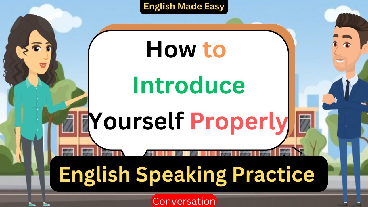 Practice English Conversation | How to introduce yourself - YouTube