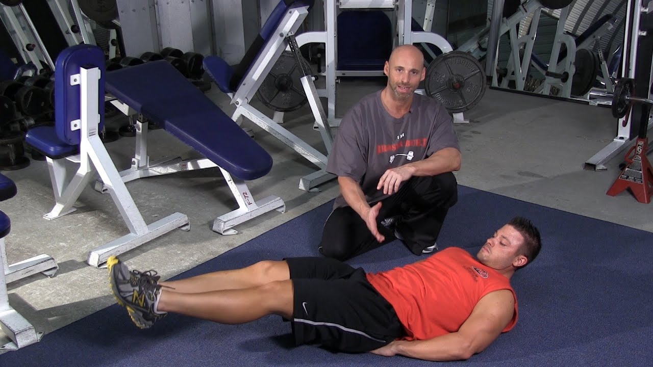 Lying Straight Leg Raise - YouTube