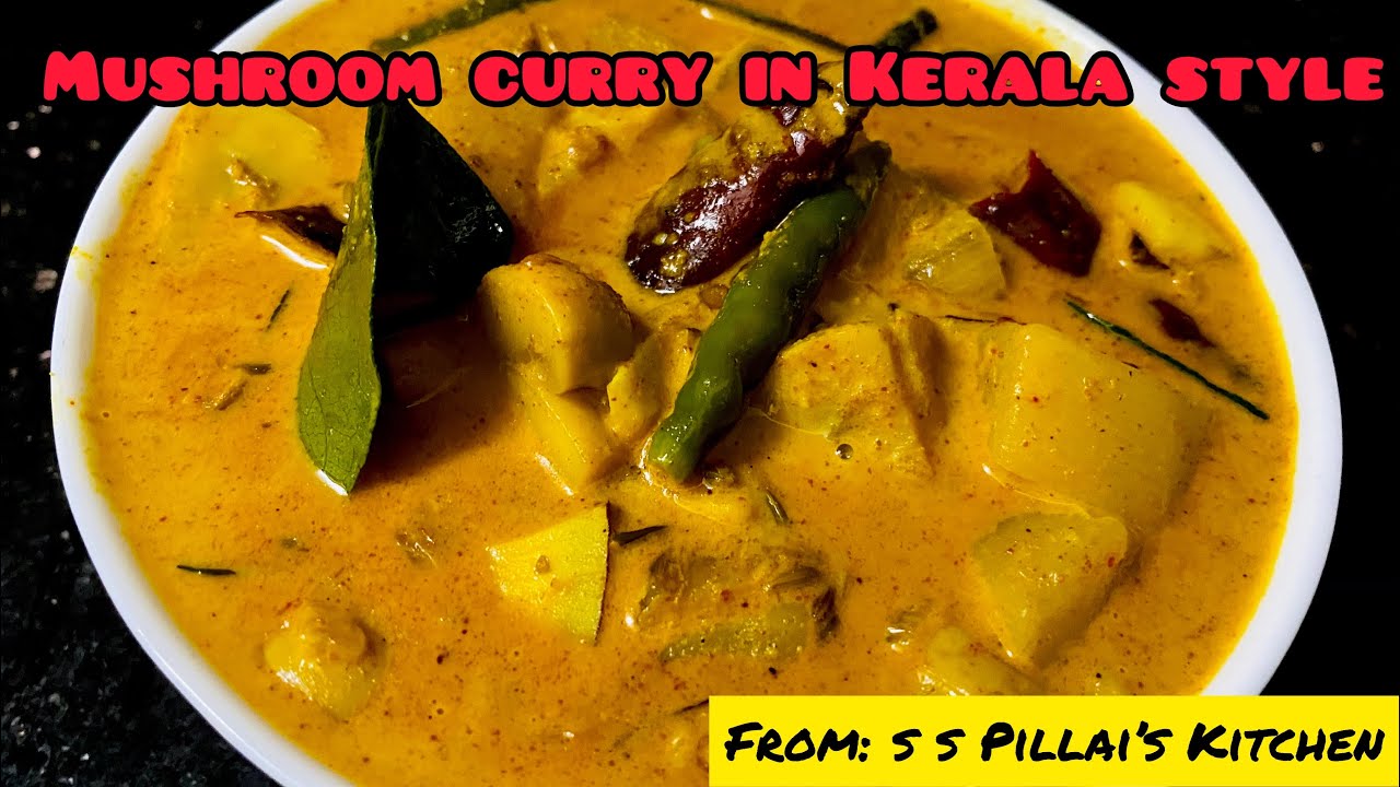 MUSHROOM CURRY IN KERALA STYLE - YouTube