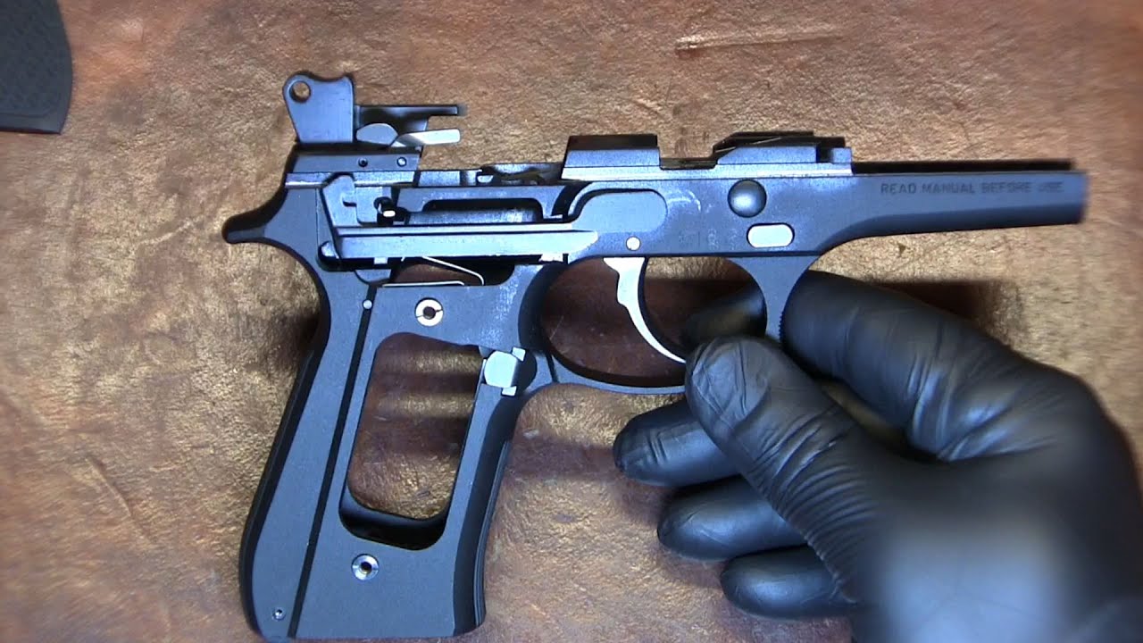 Beretta 92FS Trigger Pull Weight Reduction - YouTube