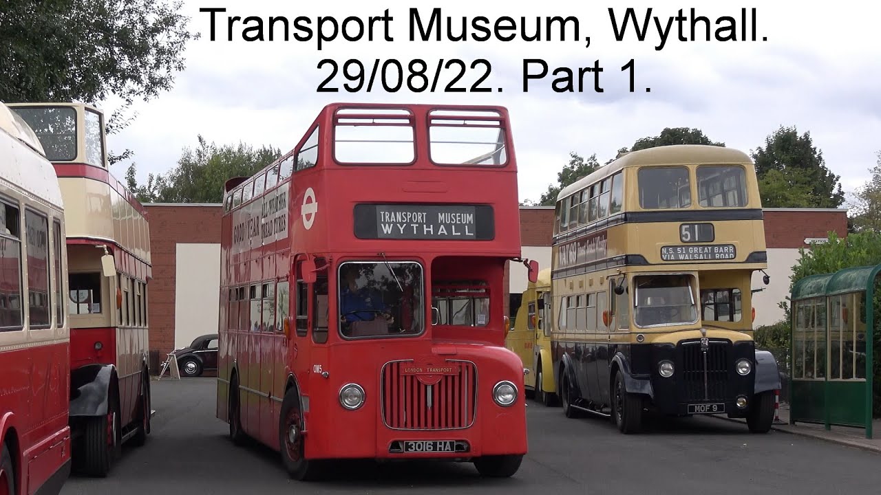 Transport Museum, Wythall, part 1. 29/08/22. Bus reg. numbers listed in ...