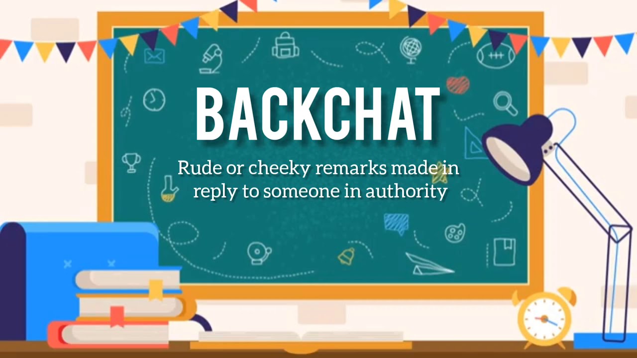 Day 125 | How to say BACKCHAT | Pronunciation| Meaning | Example ...