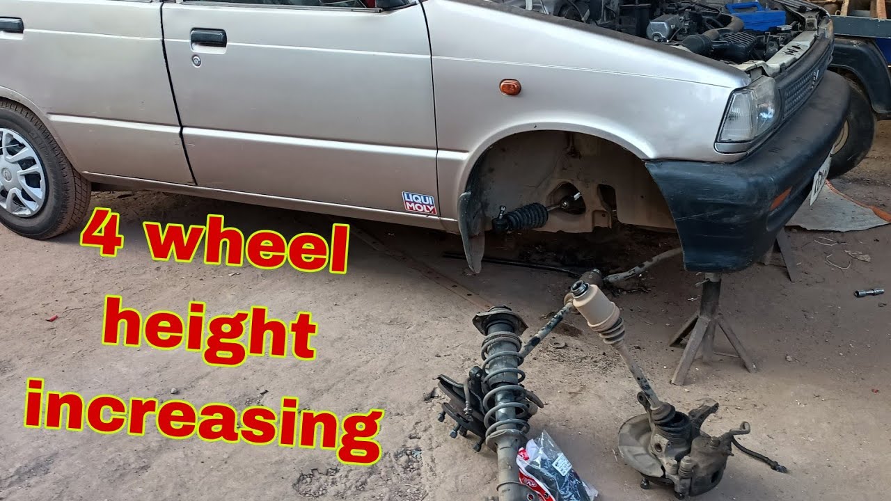 4wheel height increasing || car on bright - YouTube