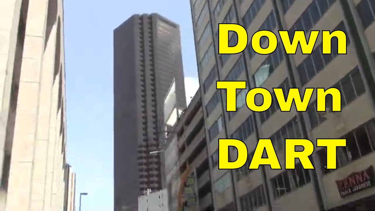 DART St Paul to Akard Station Dallas Area Rapid Transit Light Rail ...