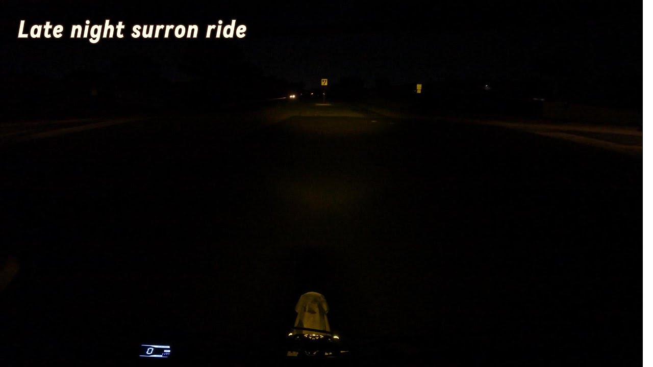 Late Night Surron ride (Person Hiding in the Bushes) - YouTube