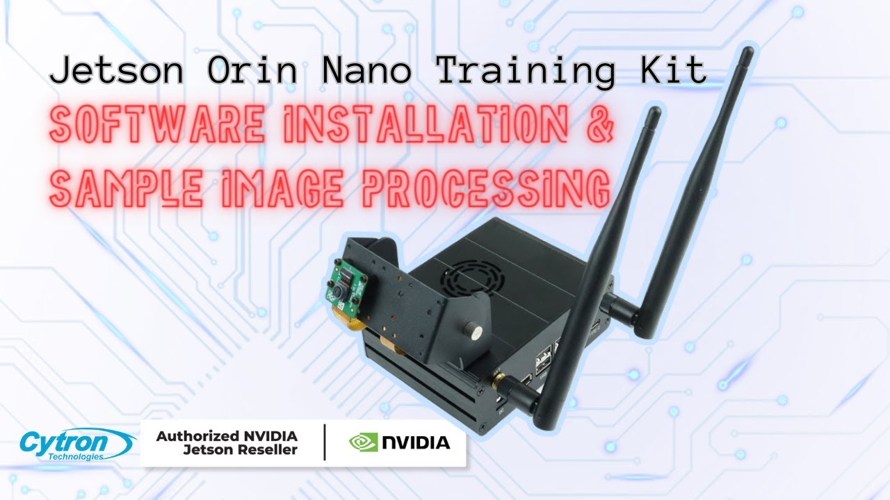 Nvidia Jetson Orin Nano Training Kit - Software Installation + Sample Image Processing - YouTube