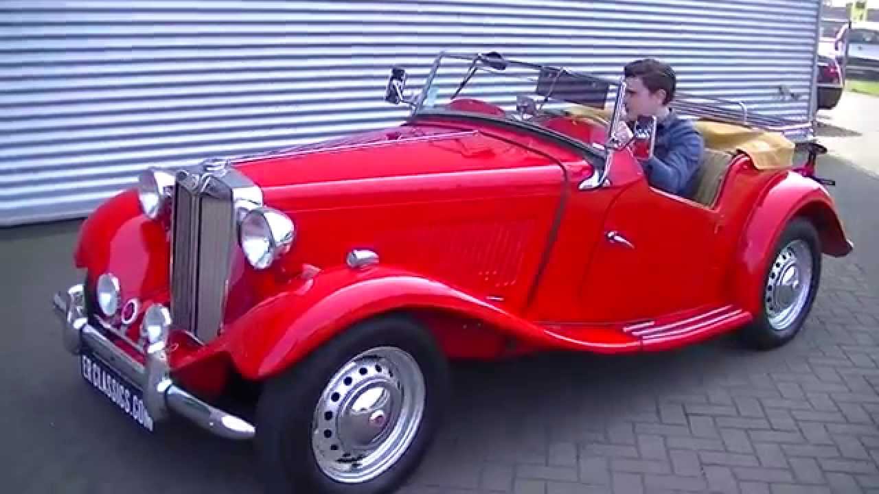 MG TD MK2 1952 matching numbers restored 5 speed gearbox-VIDEO- www.ERclassics.com - YouTube