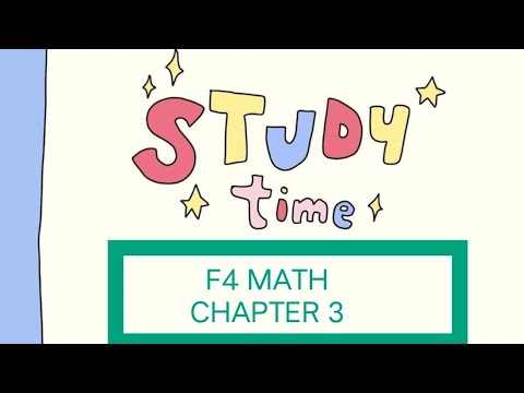 F4 Math ️ Chapter 3 Formula - YouTube