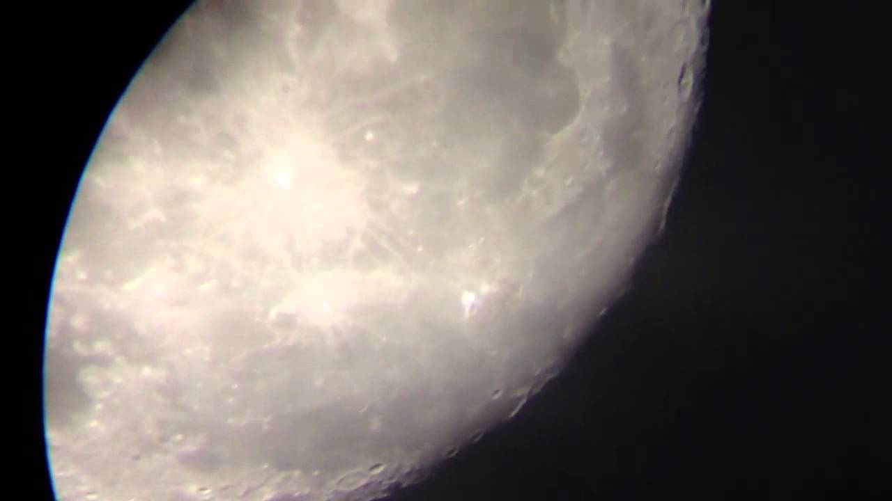 Moon through a Skywatcher Evostar 102 - YouTube