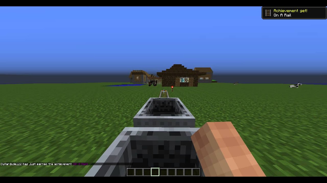 Minecraft: My 1000 block achievement - YouTube