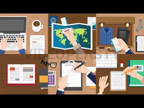 Top View Scenes Animation Pack #1 [MOV & GIF]