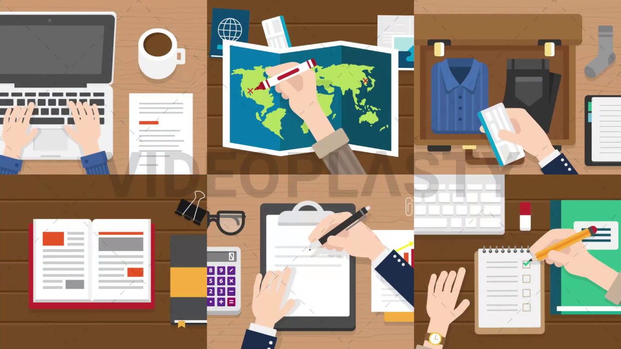 Top View Scenes Animation Pack #1 [MOV & GIF] - YouTube