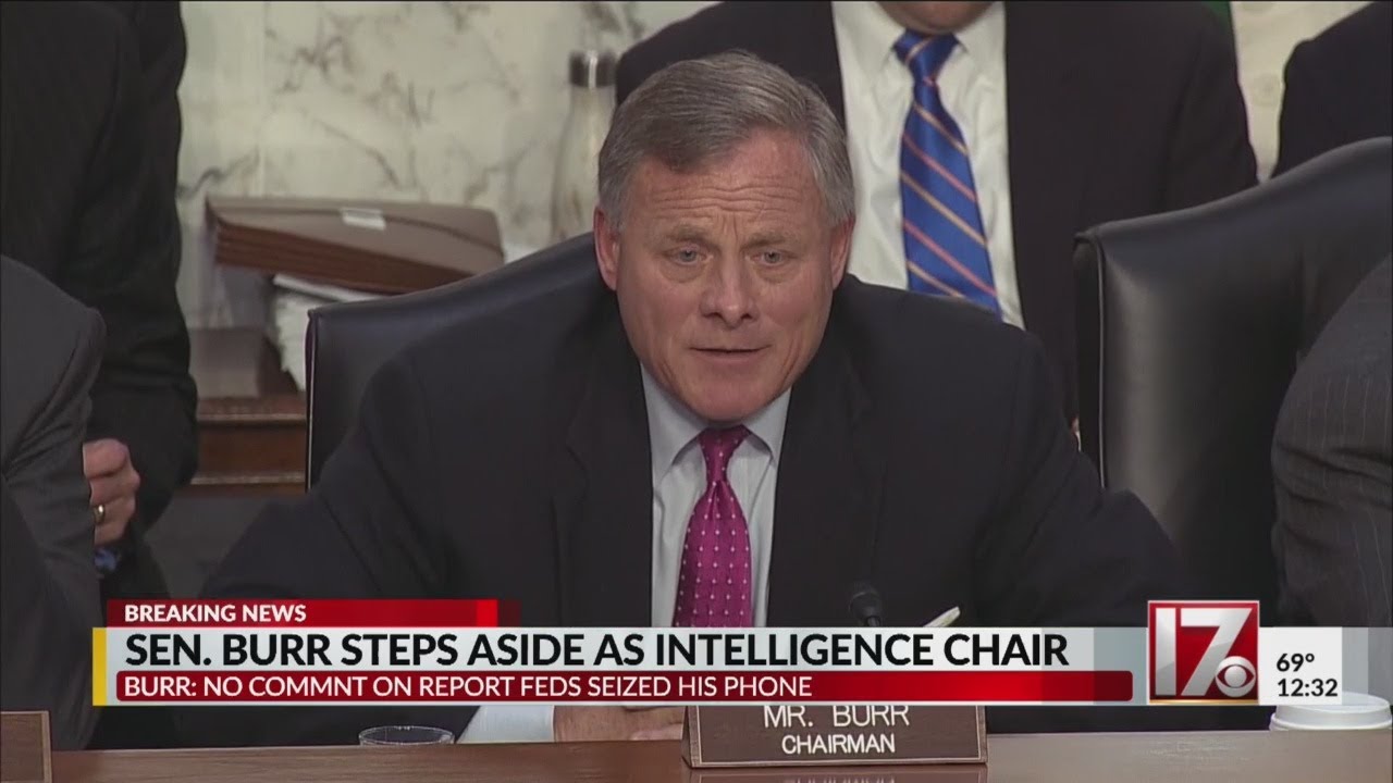 Sen. Richard Burr to step down as head of Senate Intelligence Committee ...