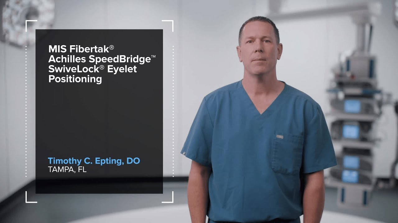 SpeedPearl: MIS FiberTak® Achilles SpeedBridge™ Repair Implant System ...