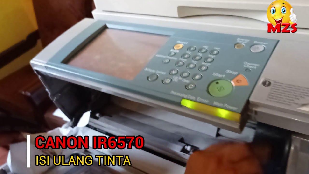 CARA ISI ULANG TINTA CANON IR 6570 (FOTOCOPY) - YouTube