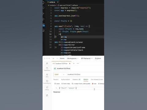 Mock POST API in node.js - YouTube